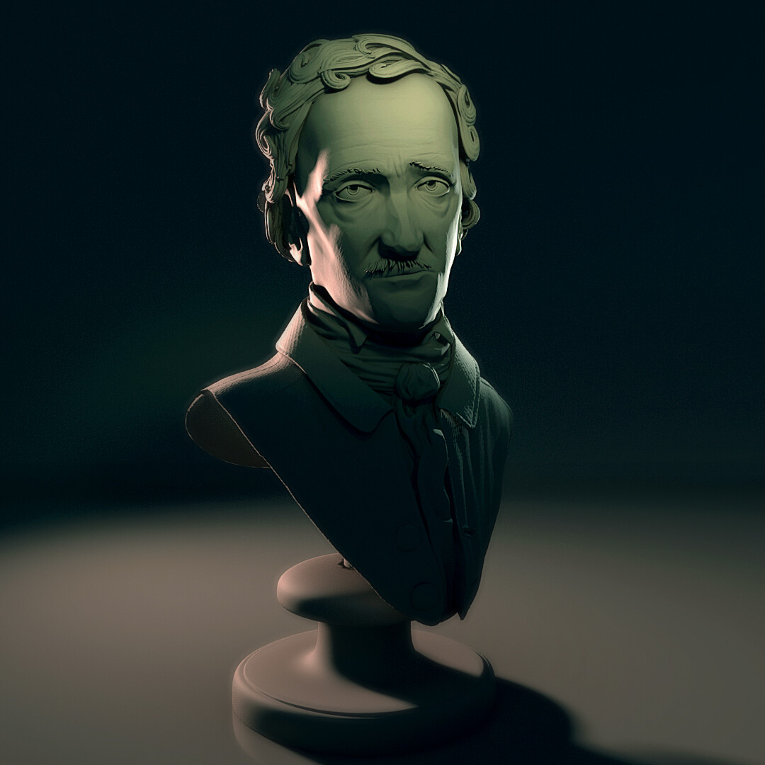 ArtStation - Edgar Allan Poe Print