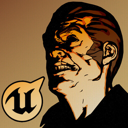 ArtStation - Unreal comic book postprocess/material