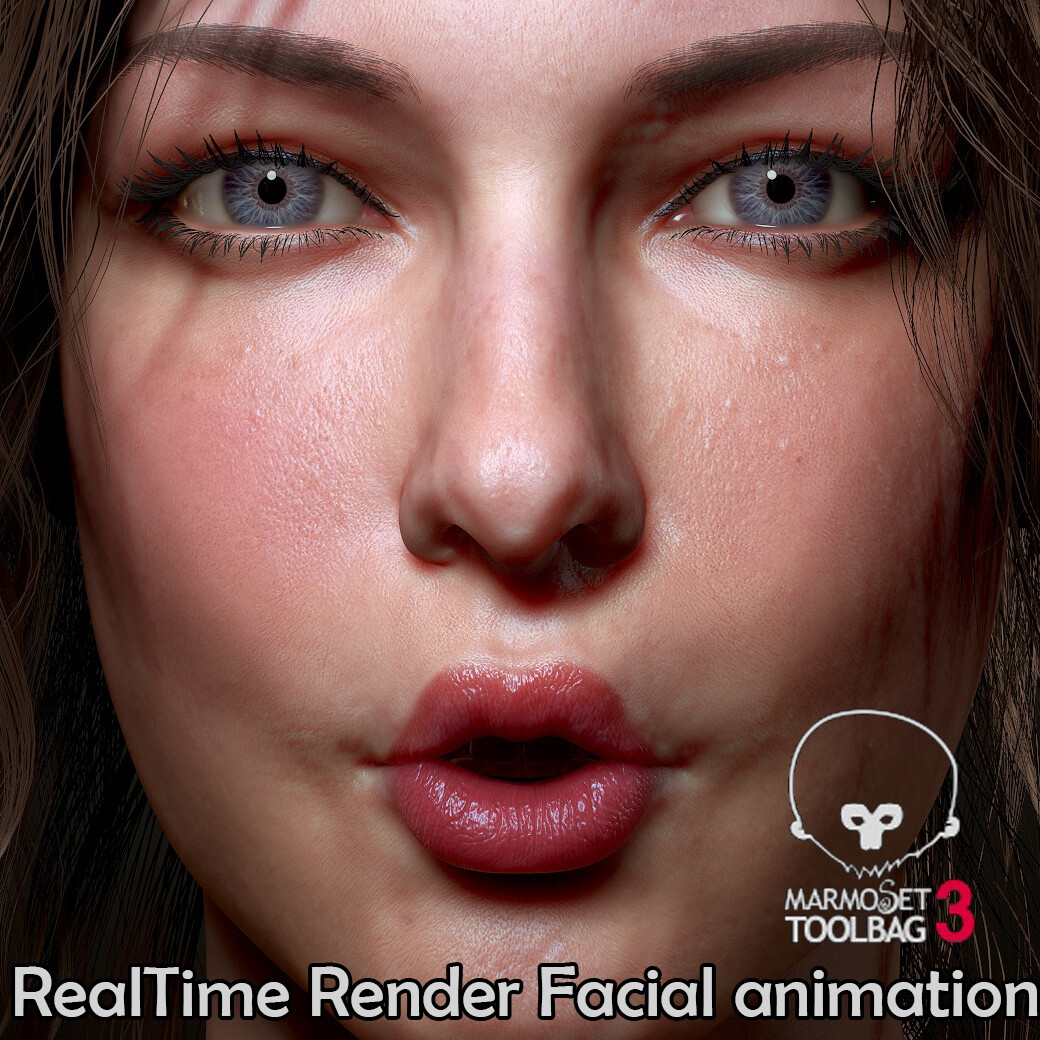 ArtStation - RealTime Render Facial Animation
