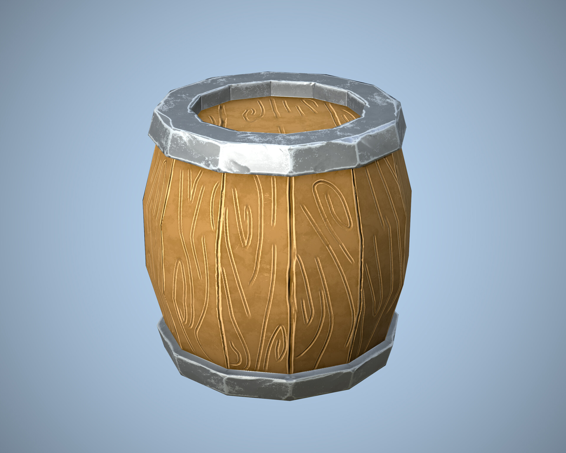 ArtStation - Stylized barrel