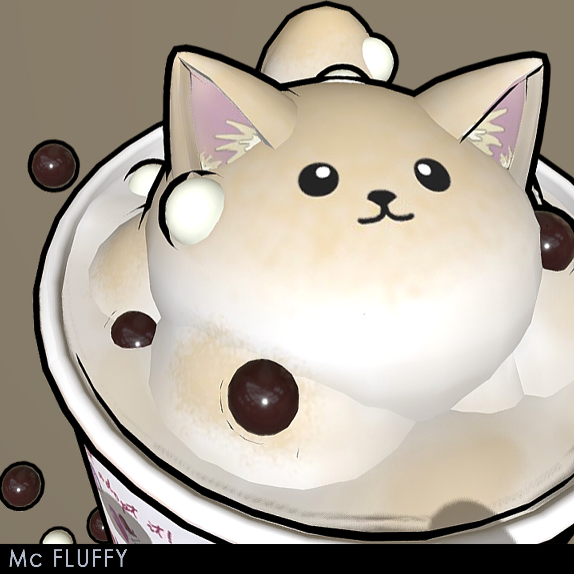 ArtStation - "Mc Fluffy" - Cartoon Concept