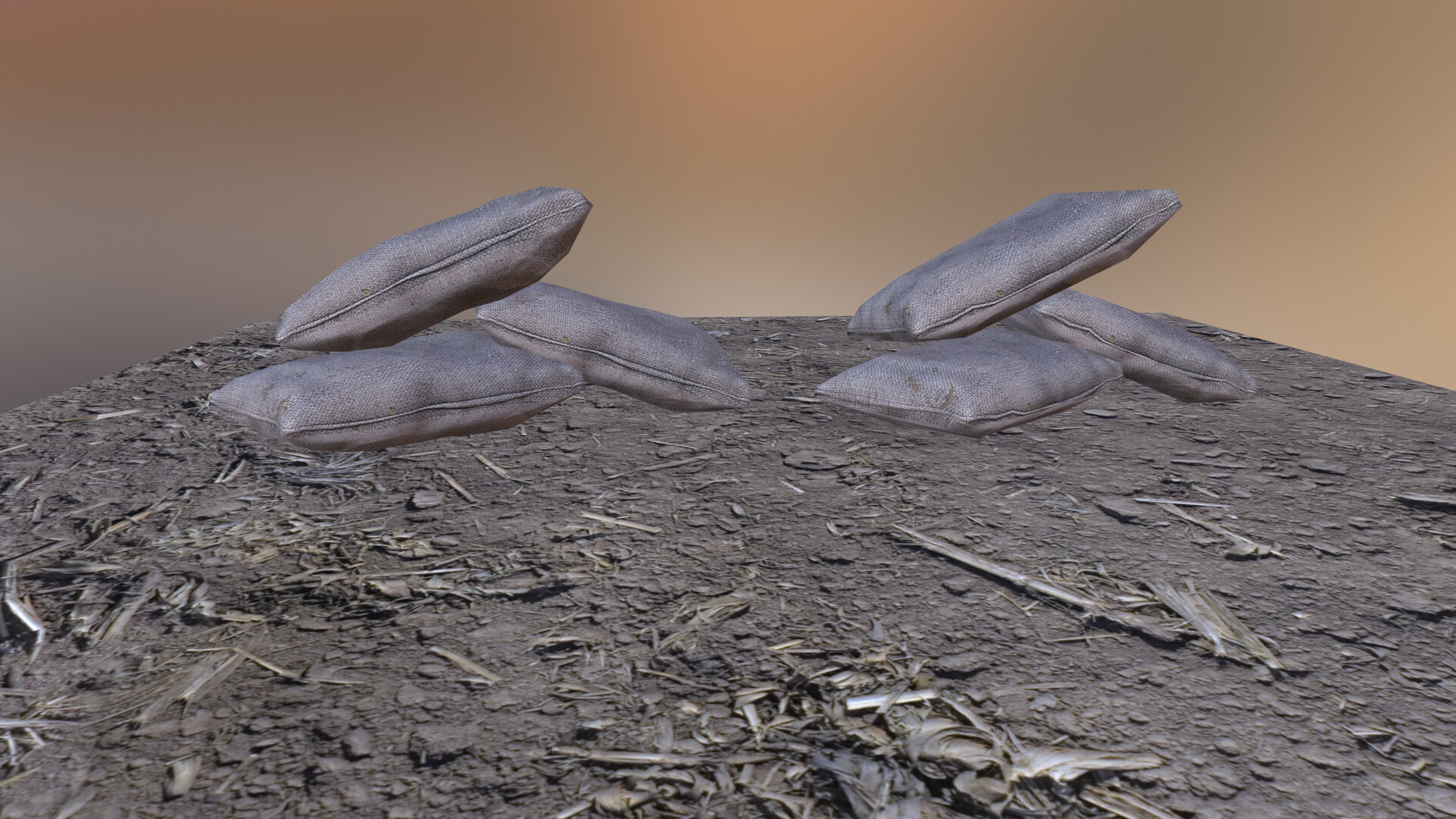 ArtStation - Sack - Game Prop