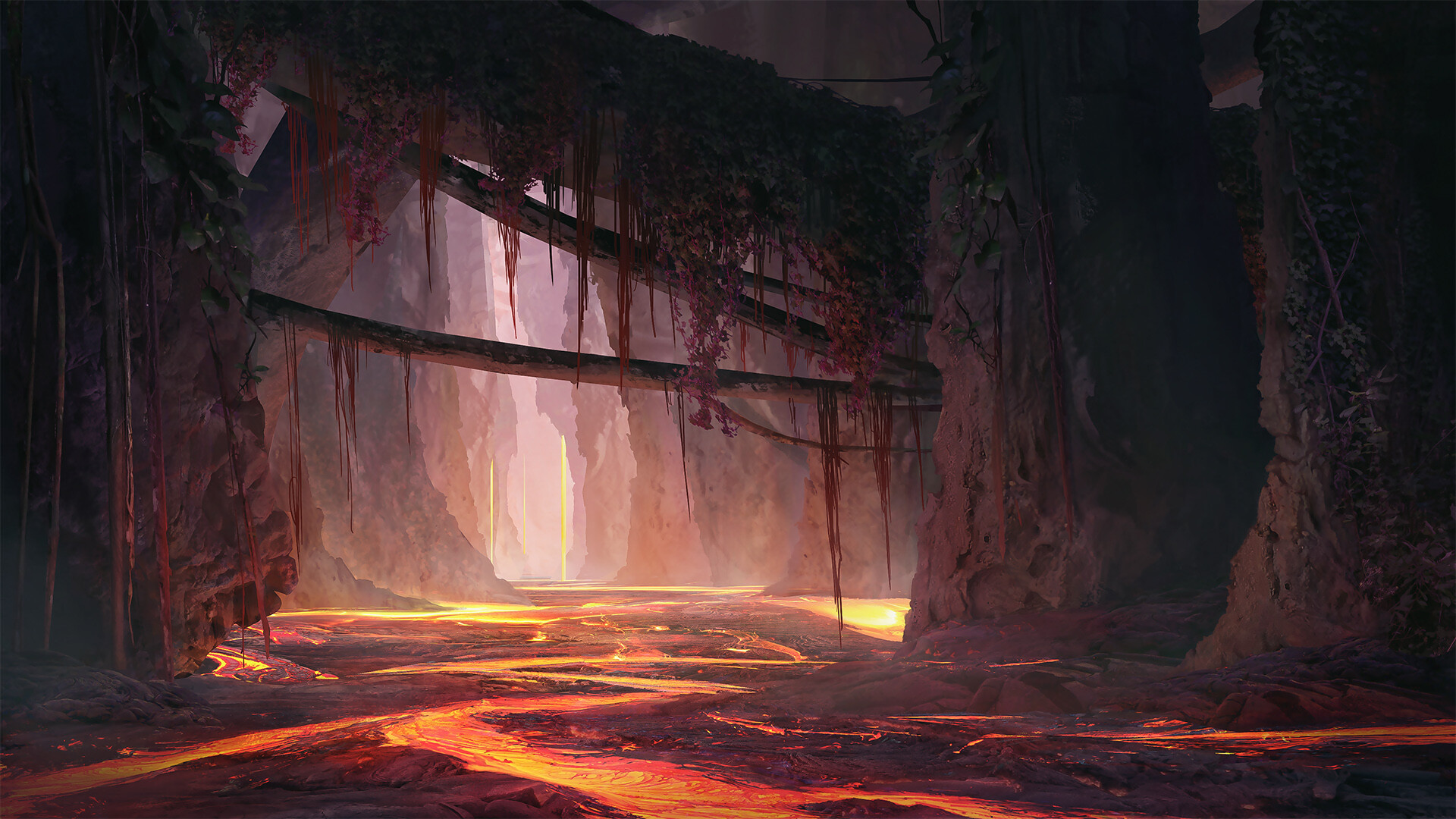 ArtStation - Volcanic Dungeon