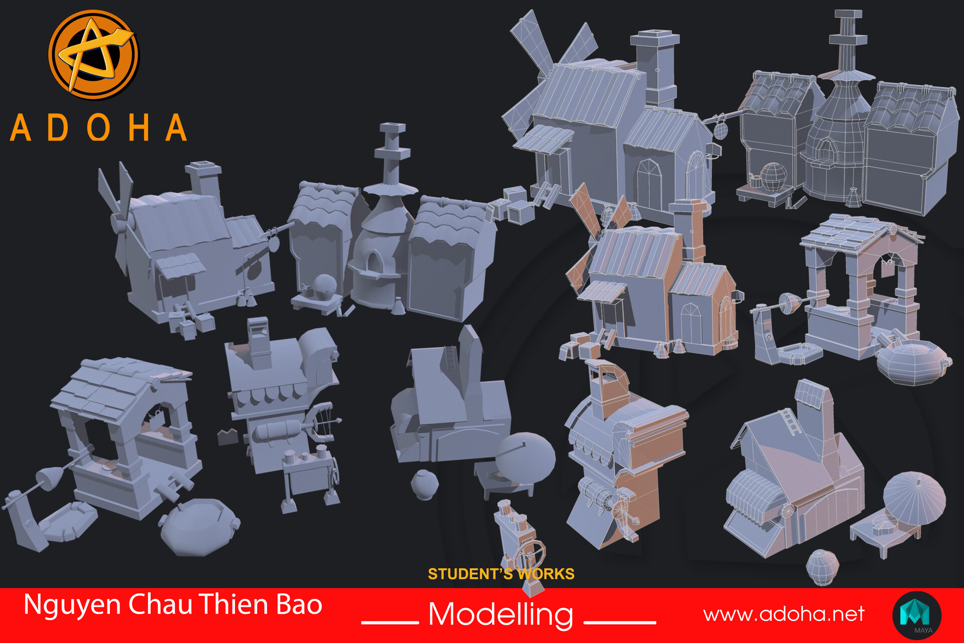 ArtStation - Lowpoly modeling