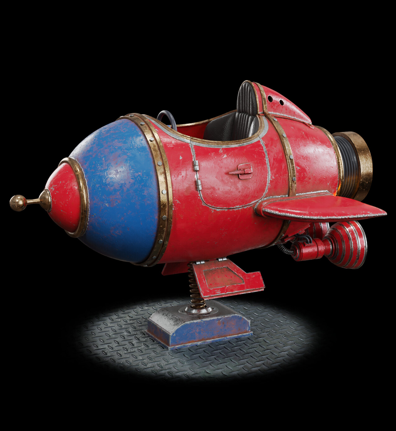 ArtStation - Toy Rocket