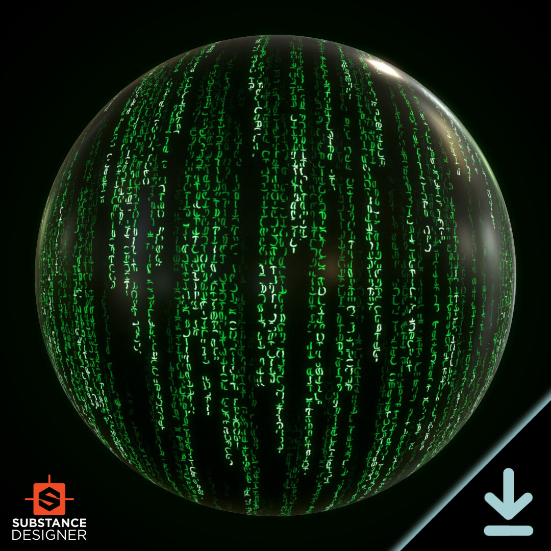 ArtStation - Matrix Code Substance