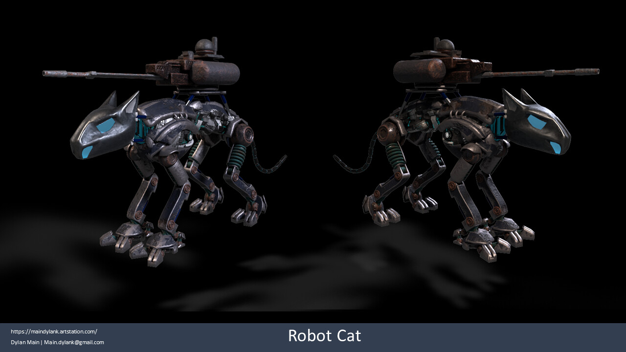 ArtStation - Robot Cat