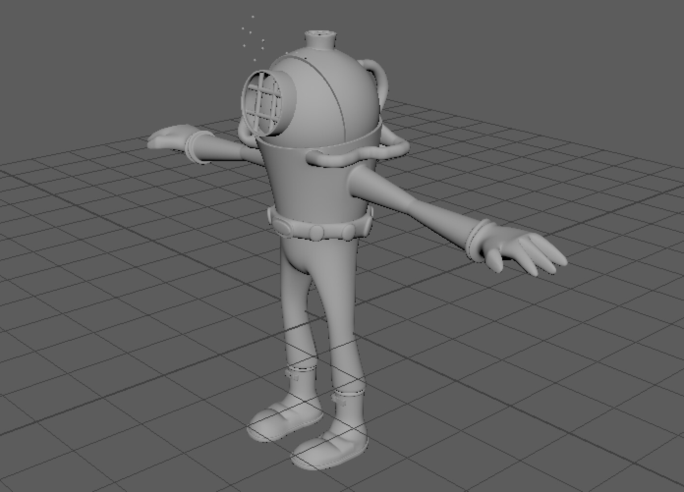 ArtStation - Deep Sea Diver Model