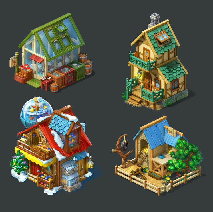 ArtStation - Wild west 2D
