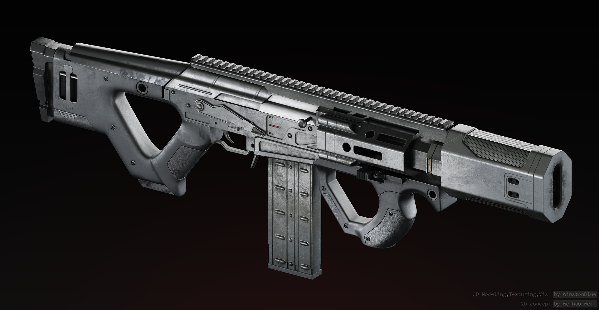 ArtStation - Kalashnikov MK2039 rifle