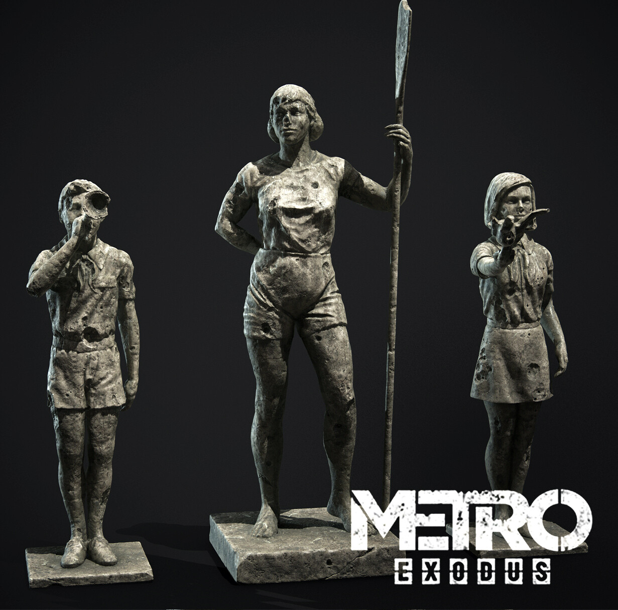 ArtStation - Soviet Statues