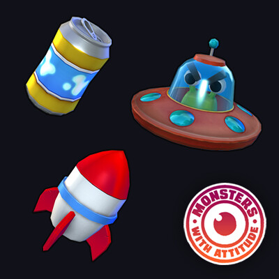 ArtStation - Monsters with Attitude: Powers