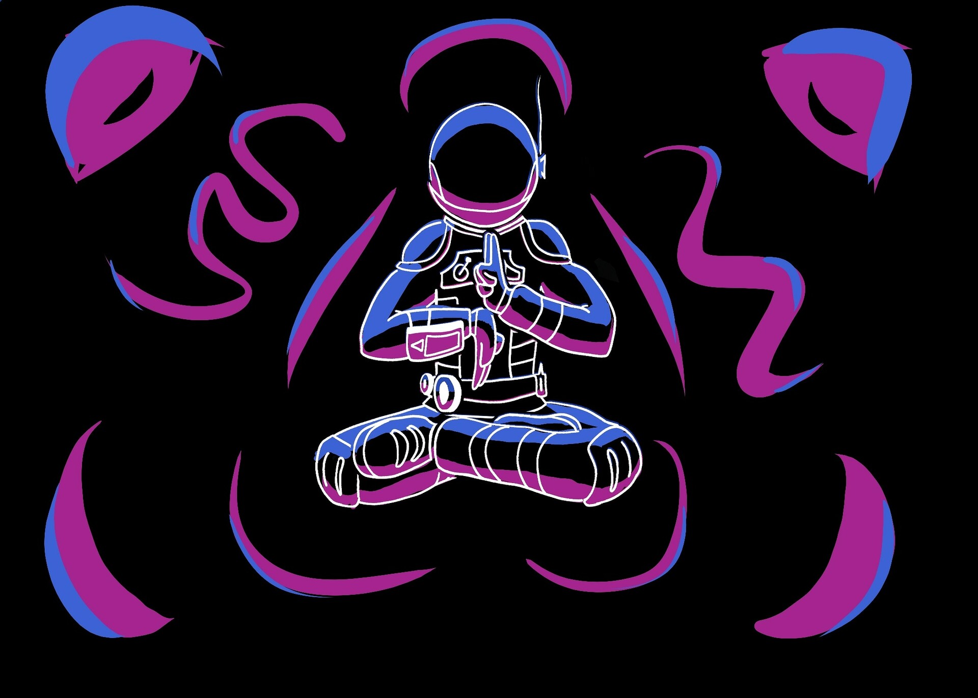 ArtStation - space monk