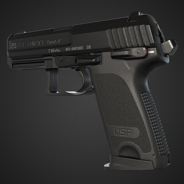 ArtStation - HK USP Pistol