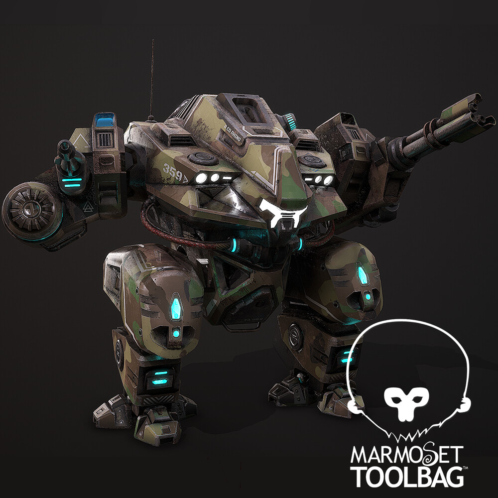 ArtStation - Mech: Rhino