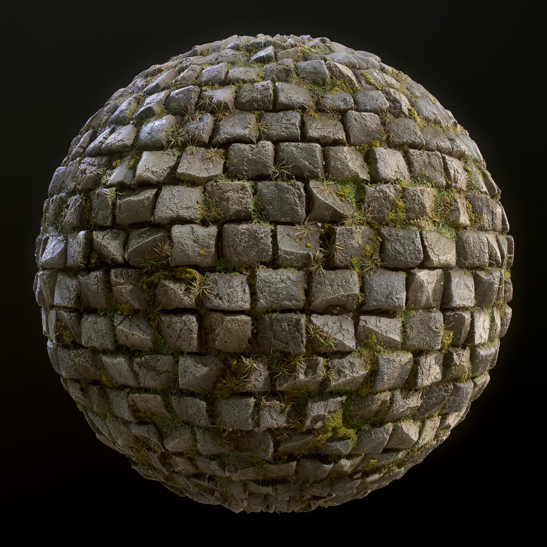 ArtStation - CobbleStone Ground - Substance Designer