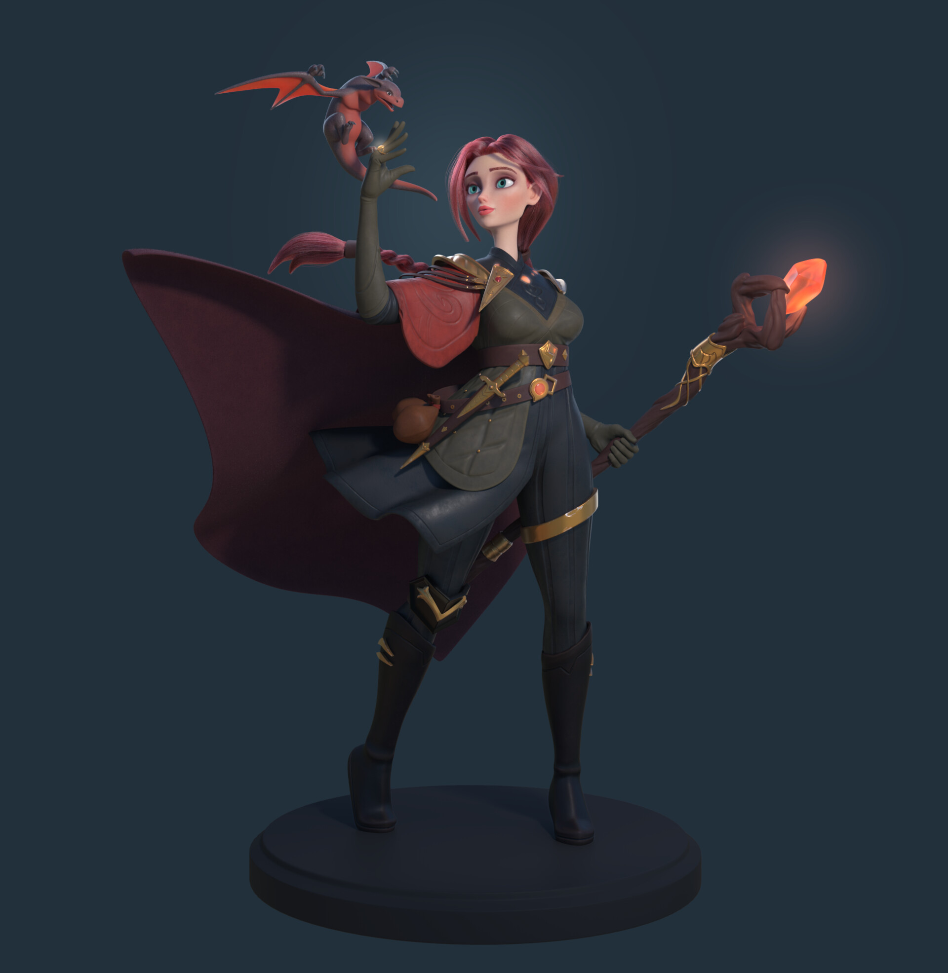 ArtStation - Magic girl