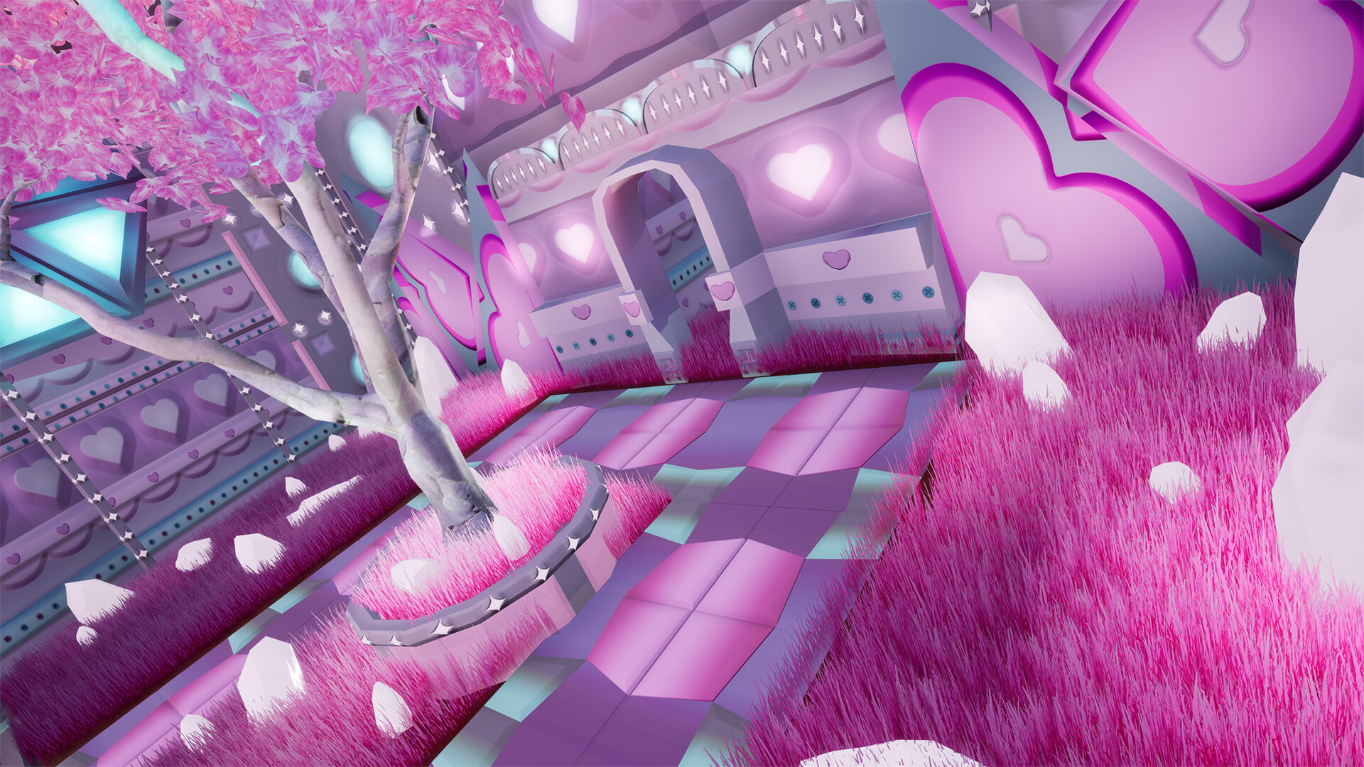 ArtStation - Pink SciFi Environment