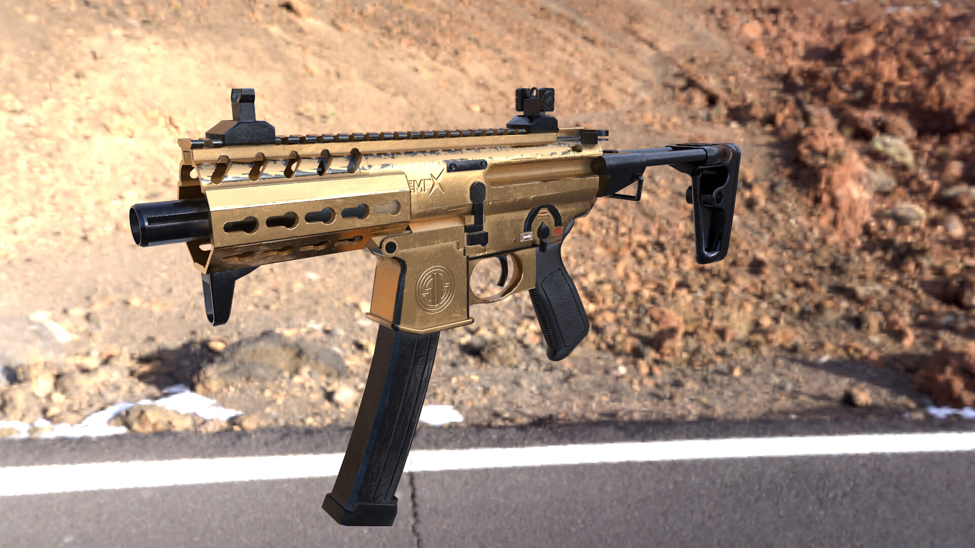 ArtStation - Six MPX Gun