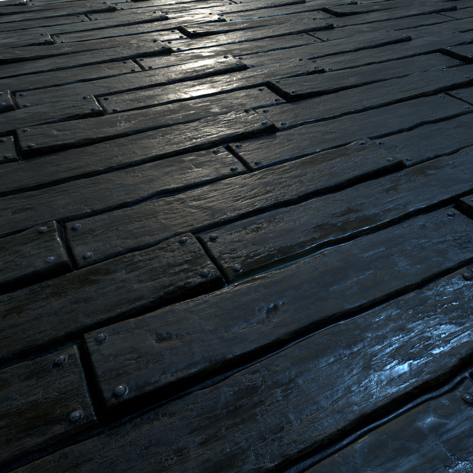 ArtStation - Wood plank material
