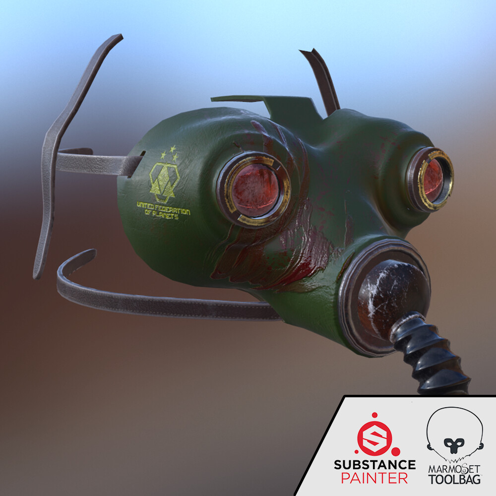 ArtStation - Gasmask Texturing
