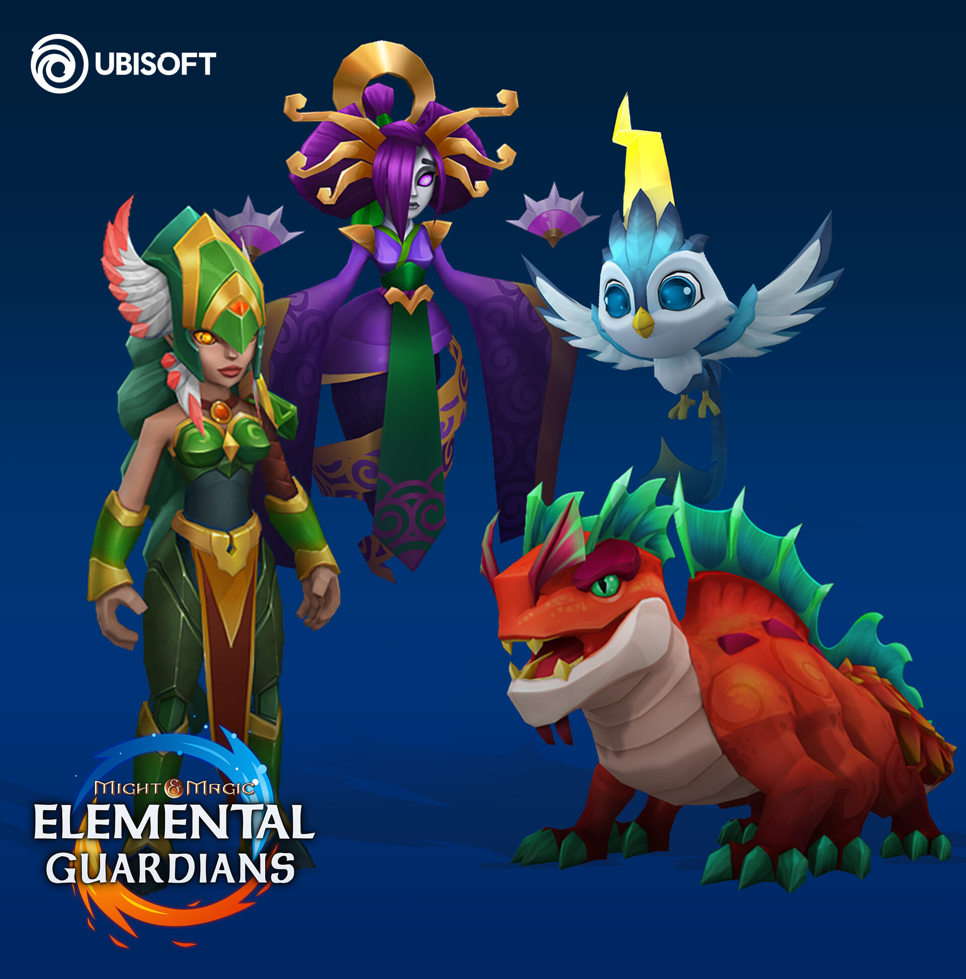 ArtStation - Characters for "Might & Magic: Elemental Guardians