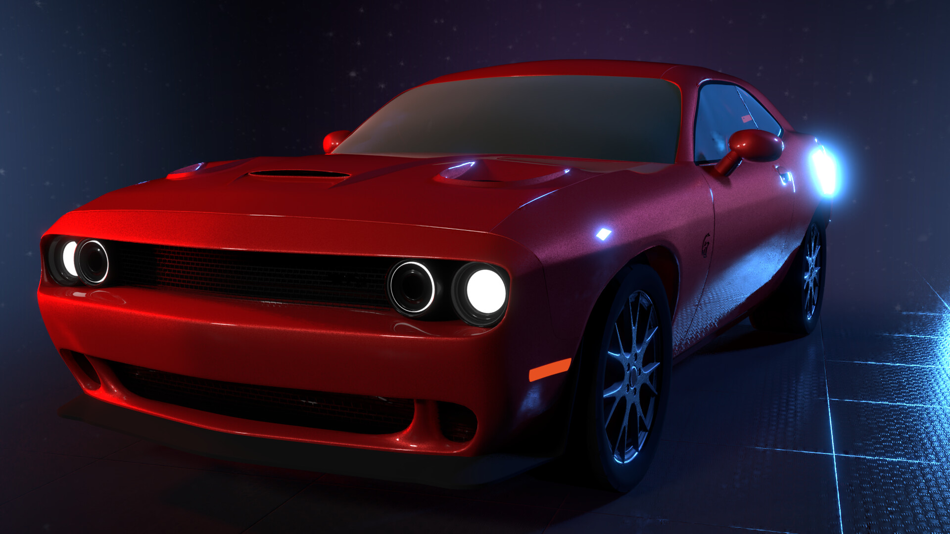 ArtStation - Dodge Challenger