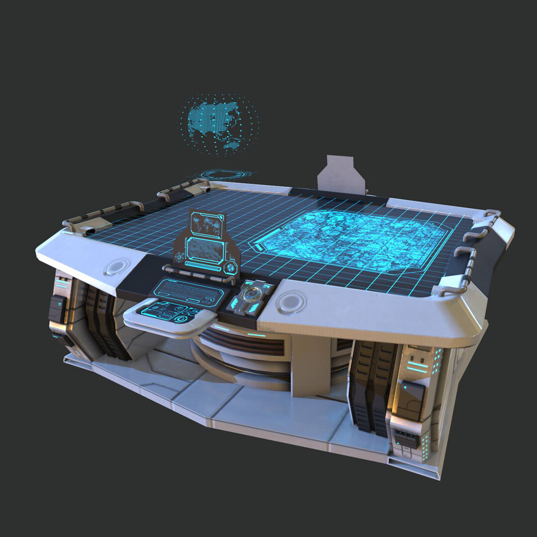 ArtStation - Hologram Table