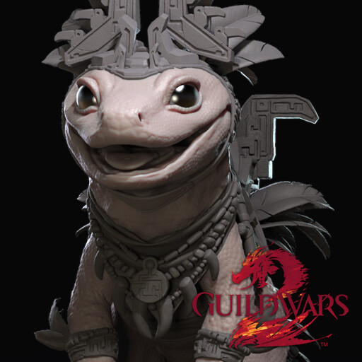 ArtStation - Cute Gecko Mount Skin