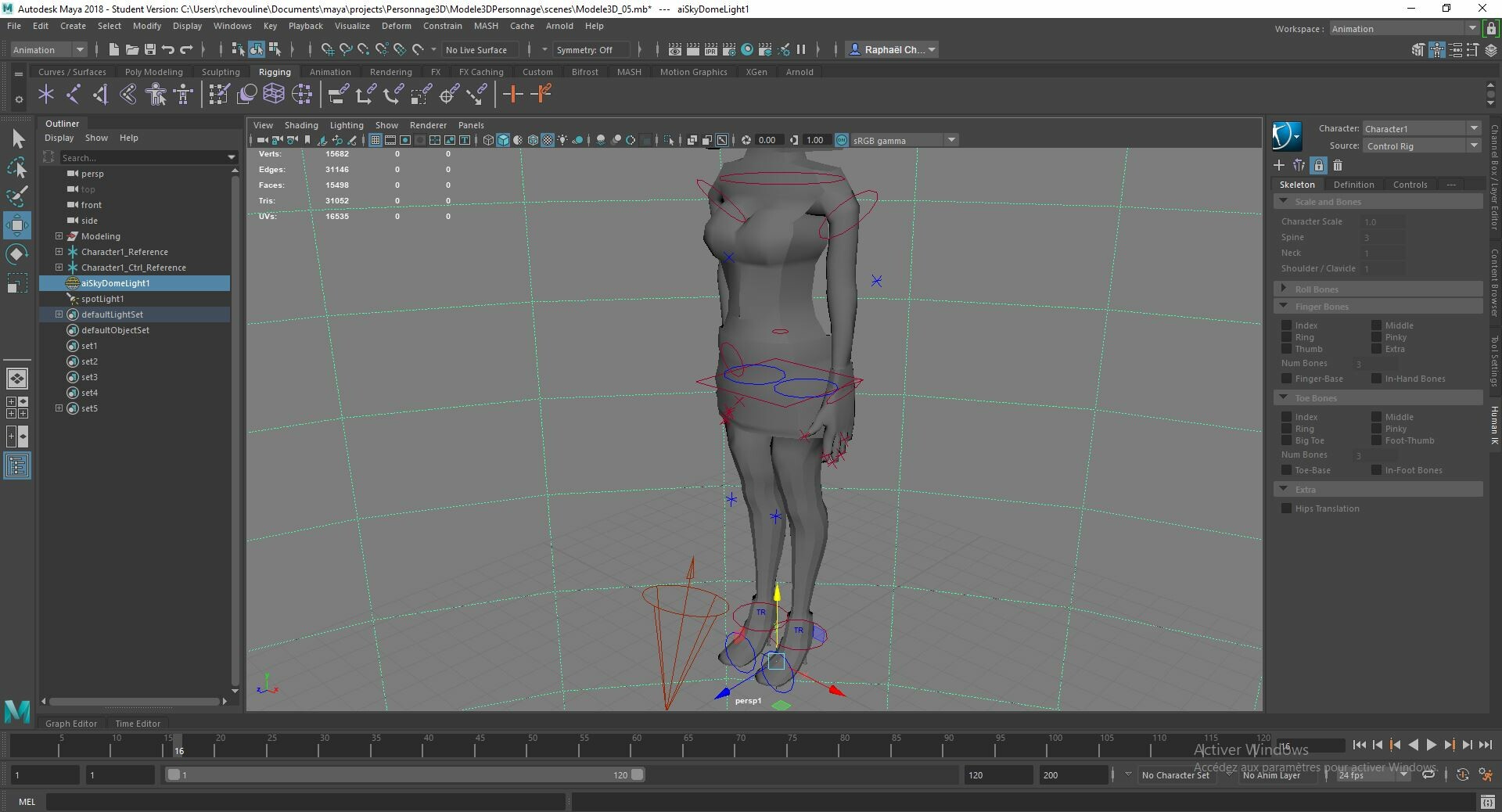 ArtStation - Human Female Modelisation
