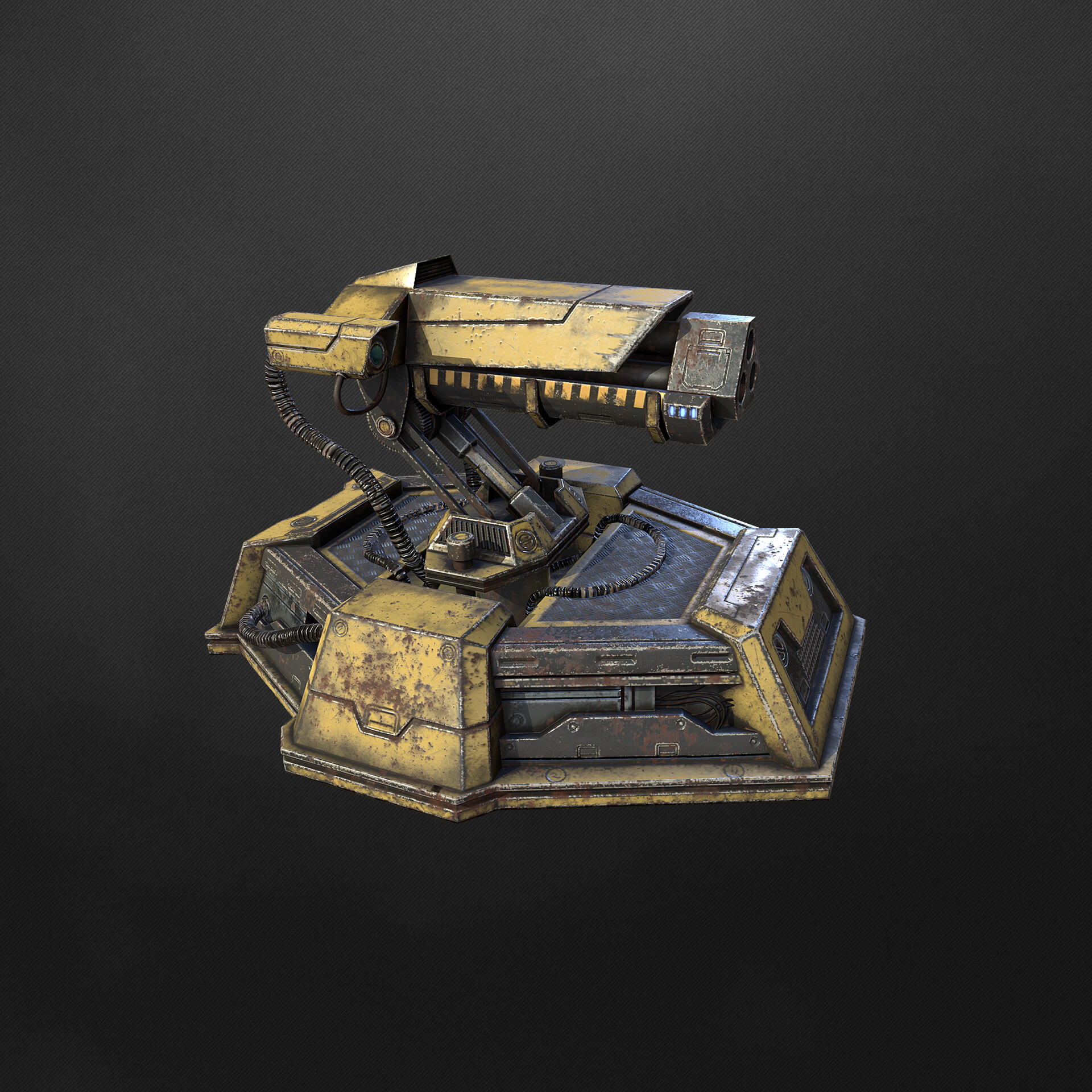 ArtStation - Sci-Fi Turret