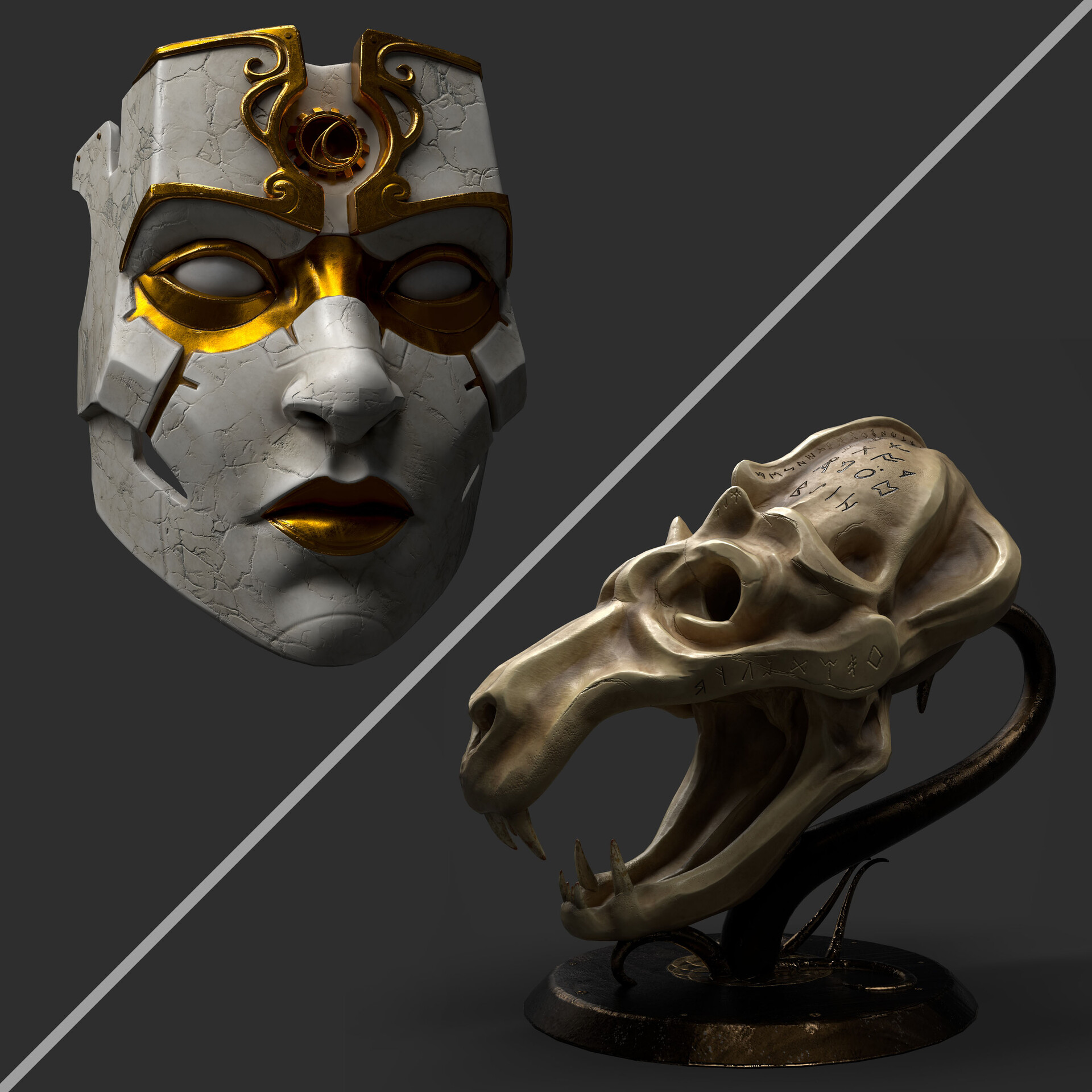 ArtStation - Enchanted Props / Modeling, Texturing