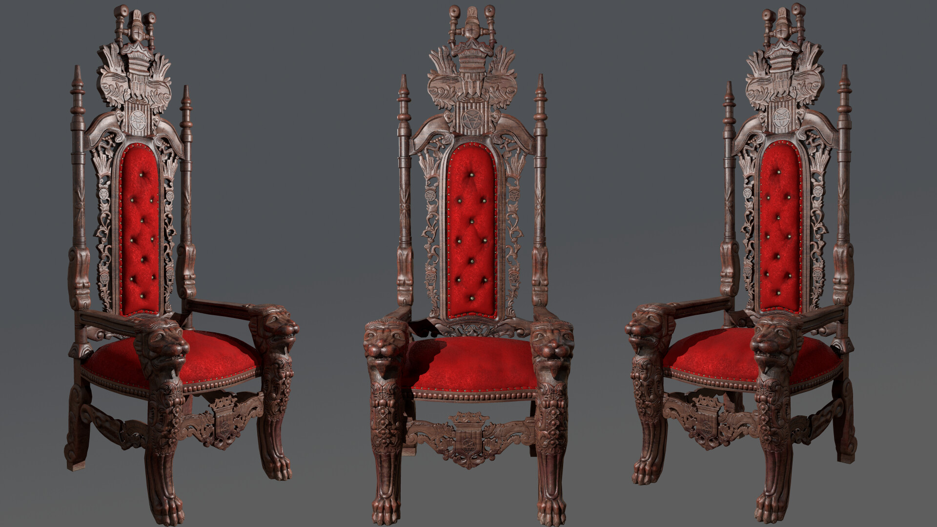 ArtStation - Baroque Chair