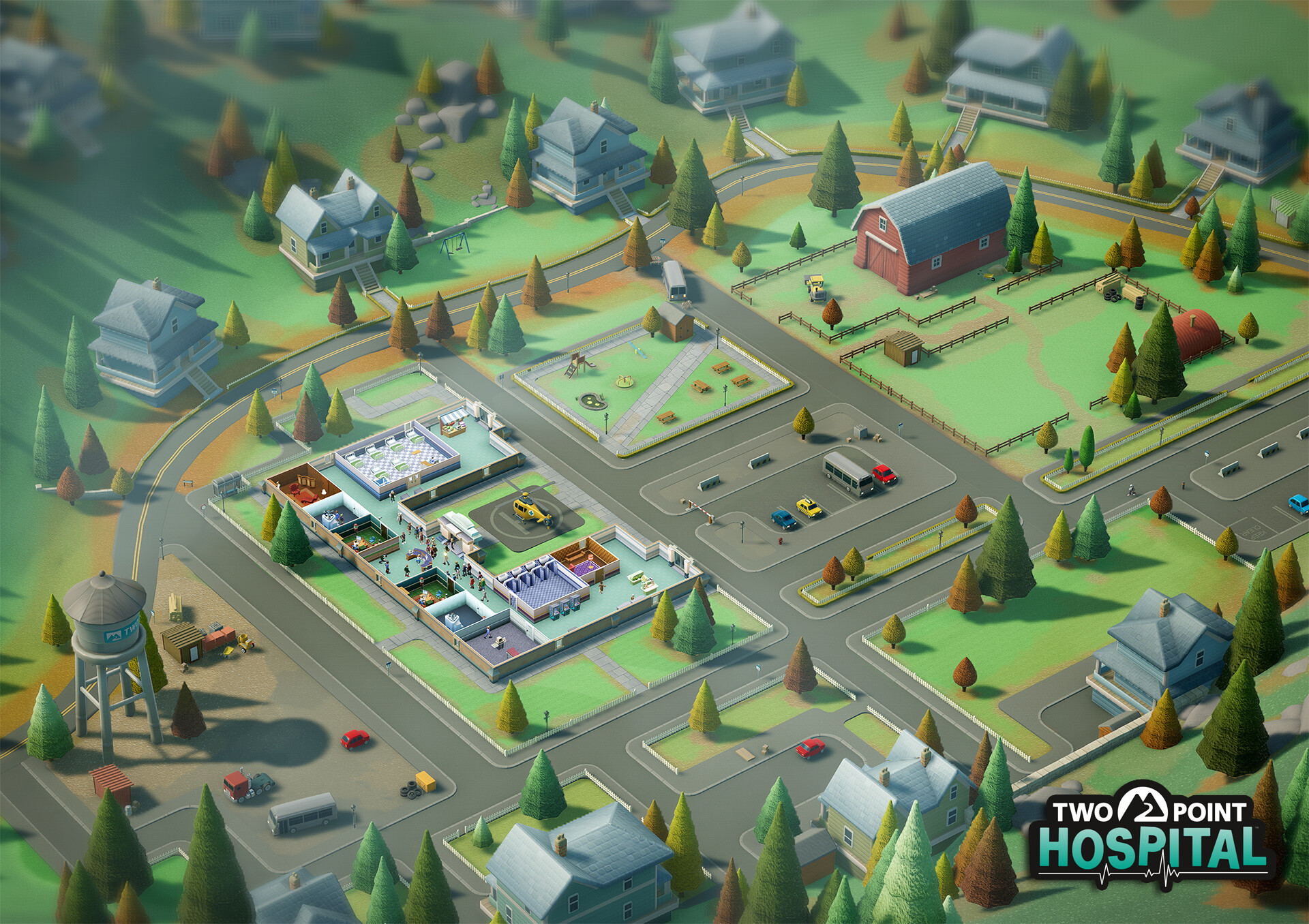 ArtStation - Two Point Hospital - Environments