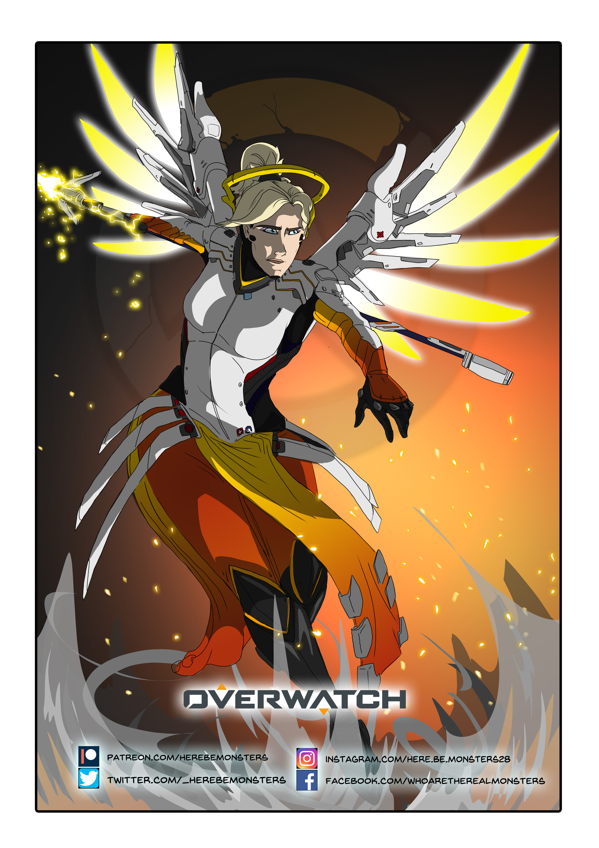 ArtStation - Heroes of Overwatch - Mercy