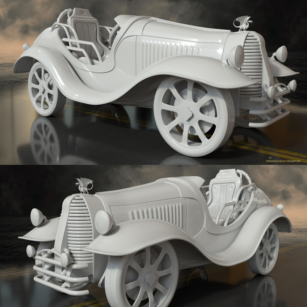 ArtStation - ROYAL CAR Model project