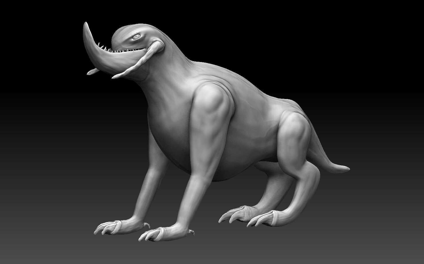 ArtStation - Quadrupedal Creature