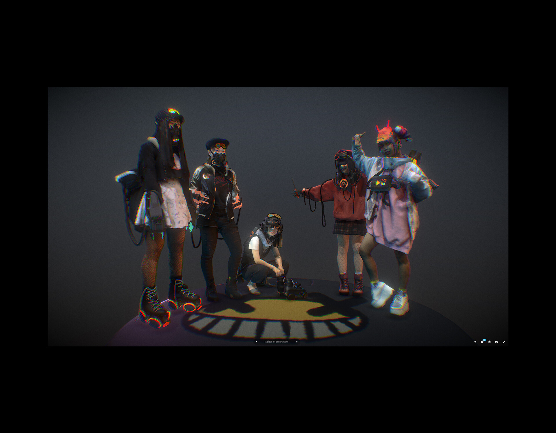 ArtStation - Neon Slums - VR Sculpted Characters