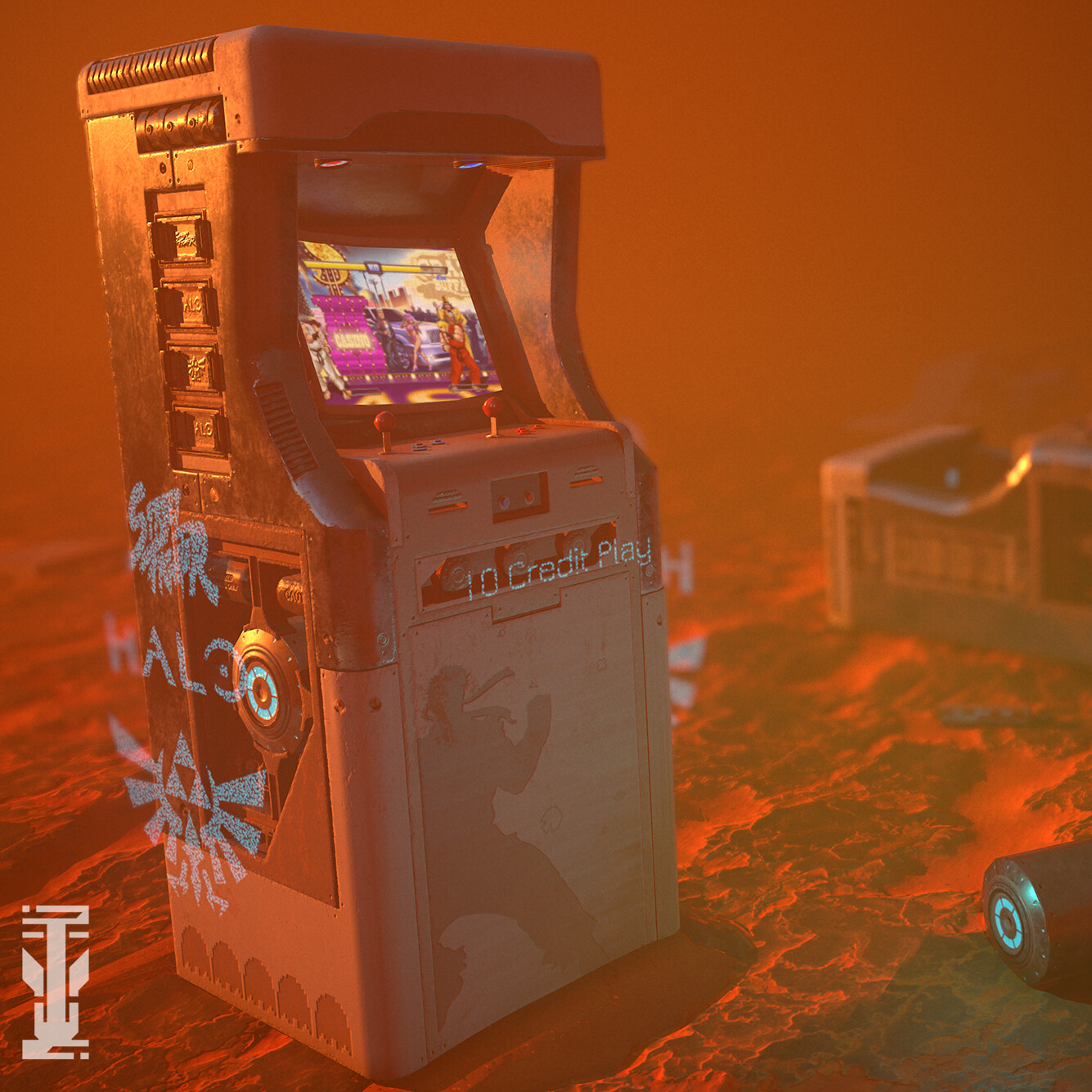 ArtStation - Sci Fi Arcade Machine