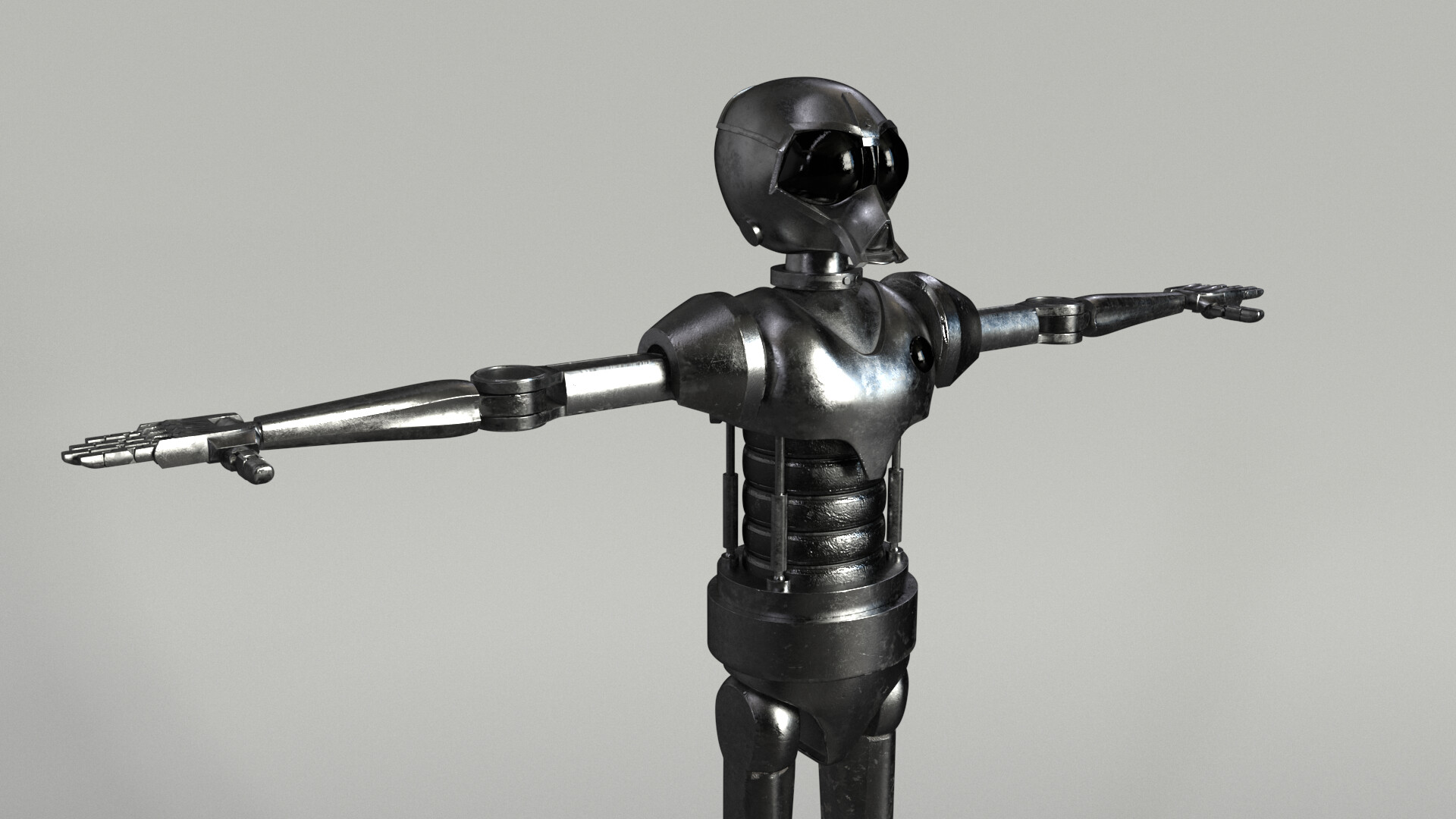 ArtStation - RA-7 Imperial Protocol Droid Textures - The Star Wars ...