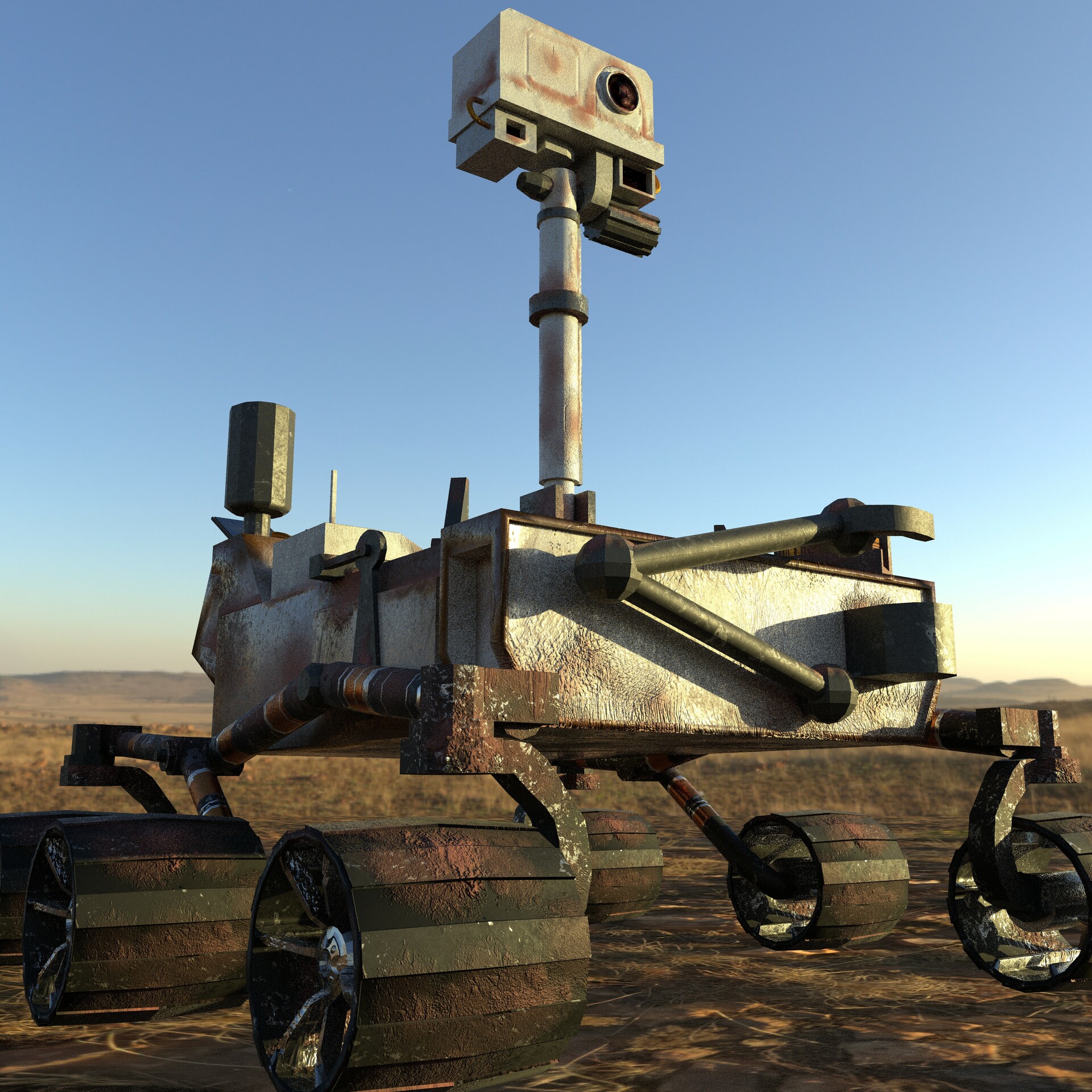 ArtStation - Curiosity Rover