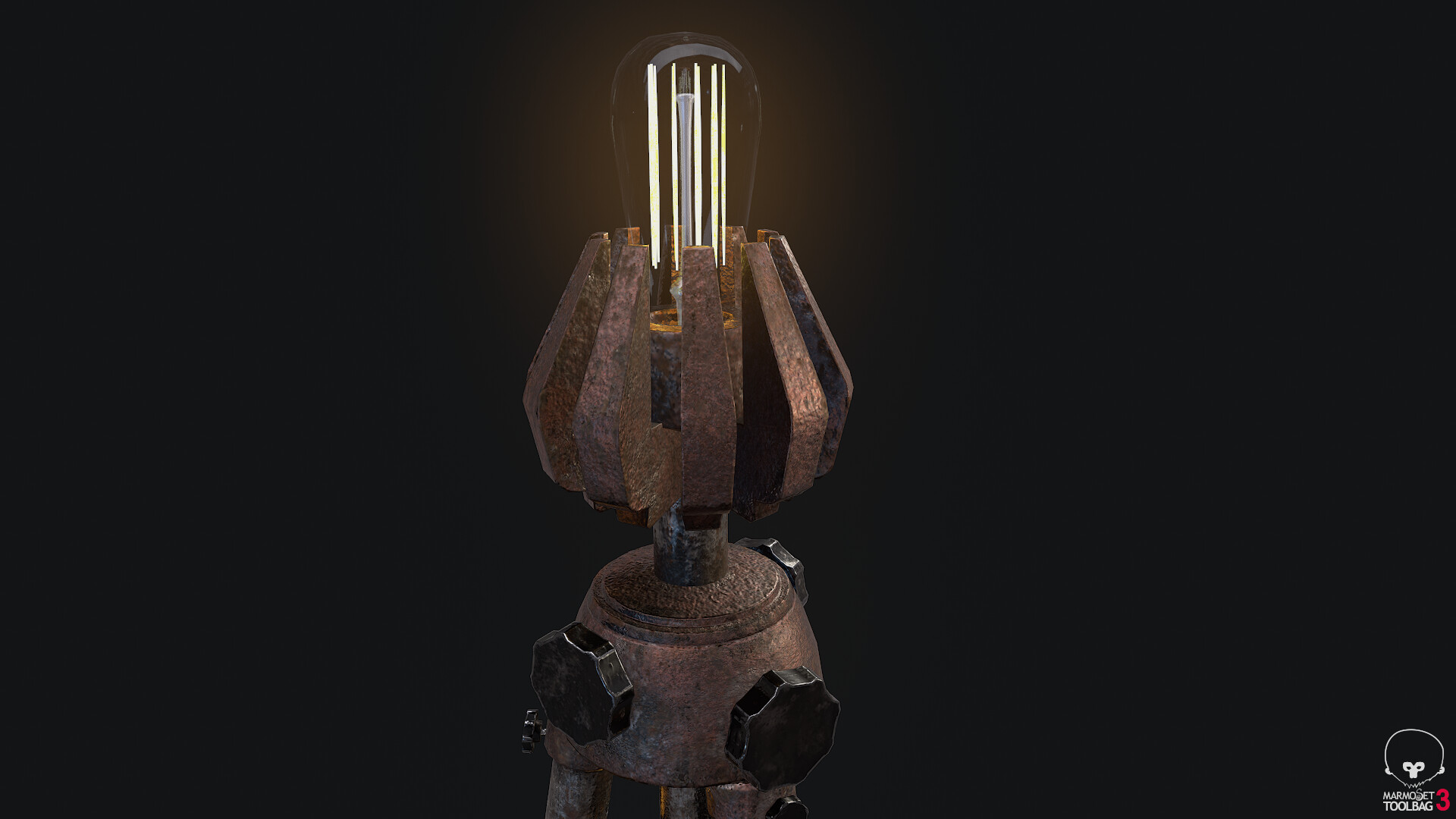 ArtStation - Rusty Lamp