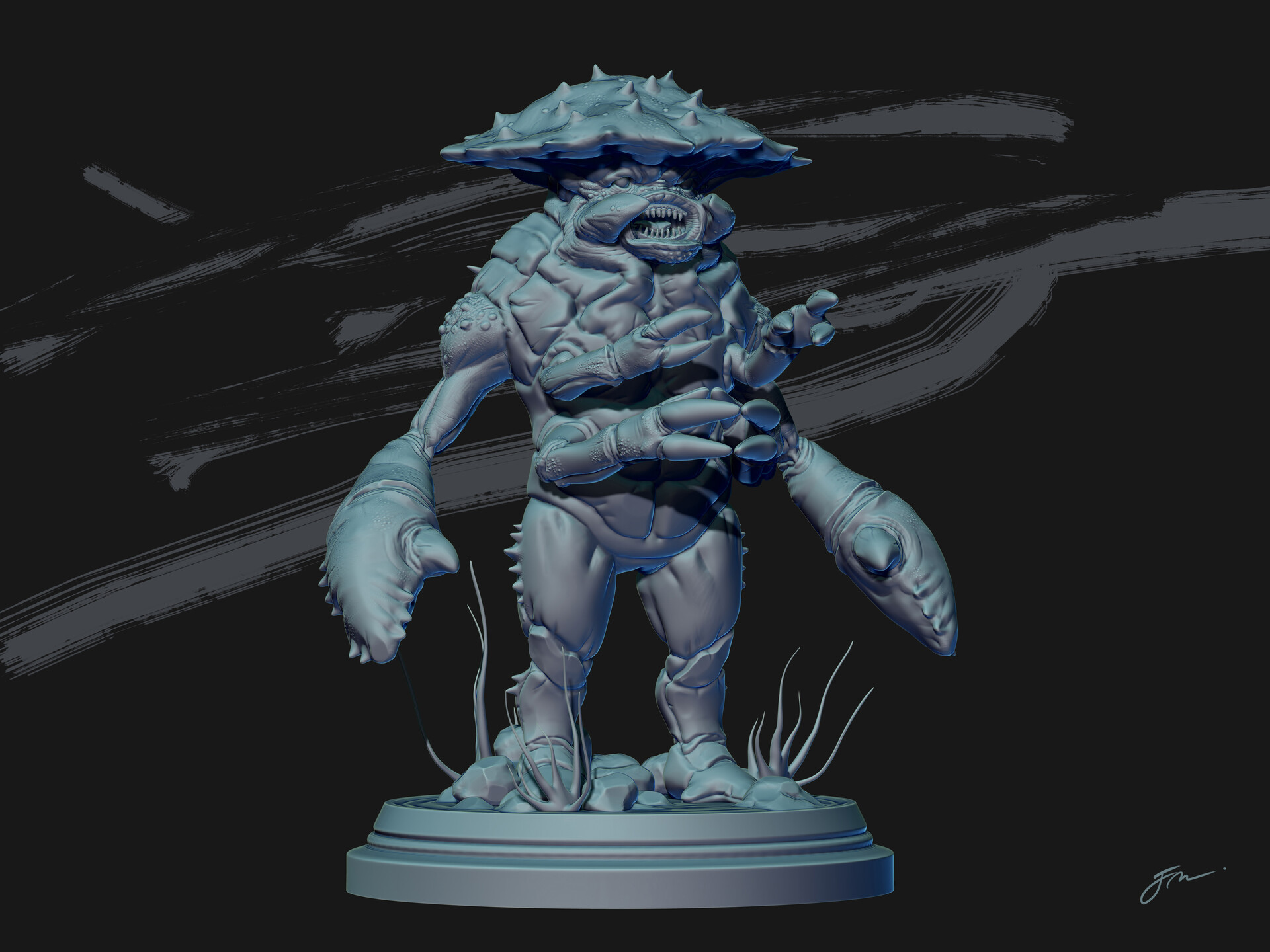 ArtStation - Growler - Crab Alien