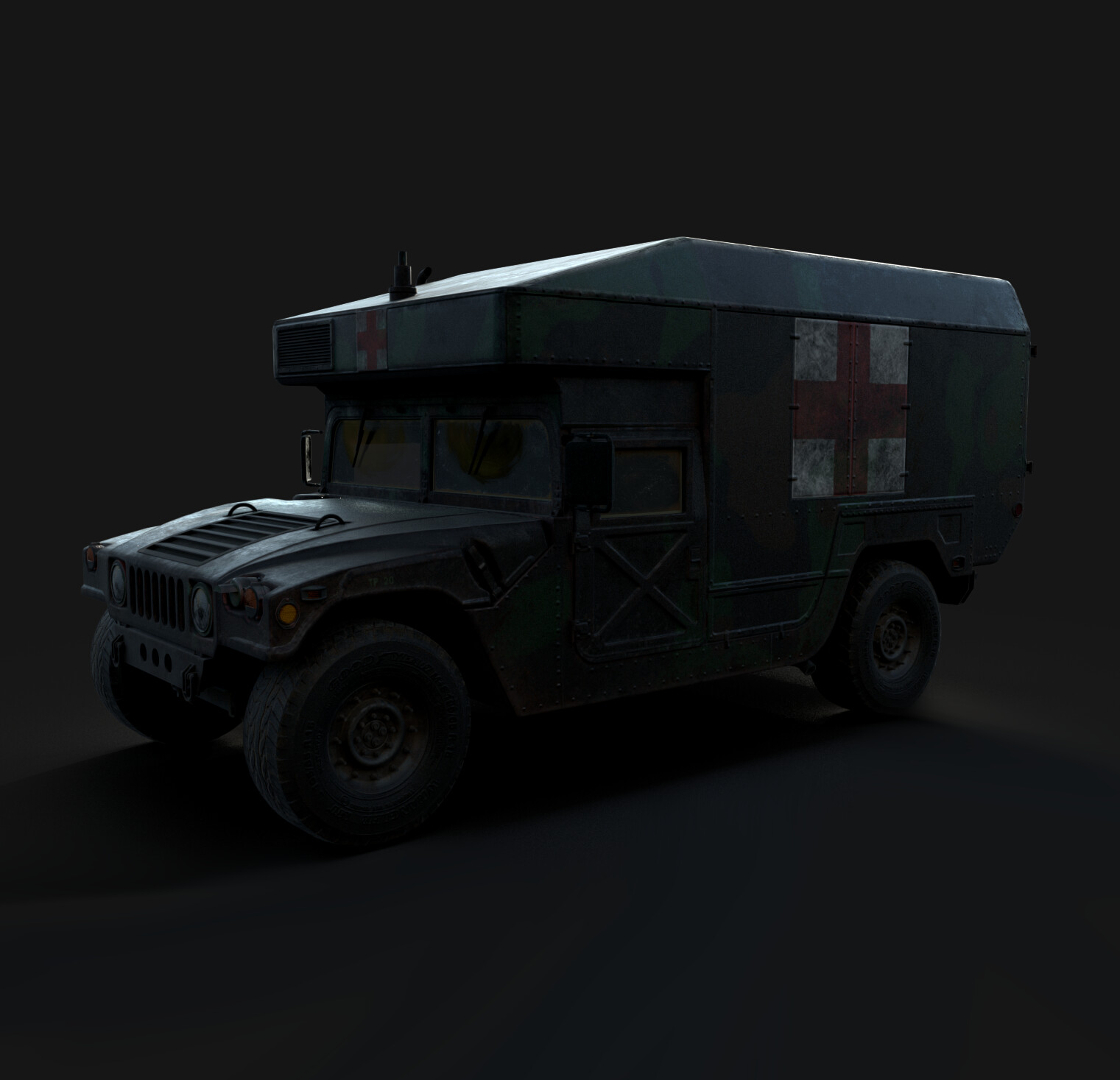 ArtStation - Humvee Ambulance