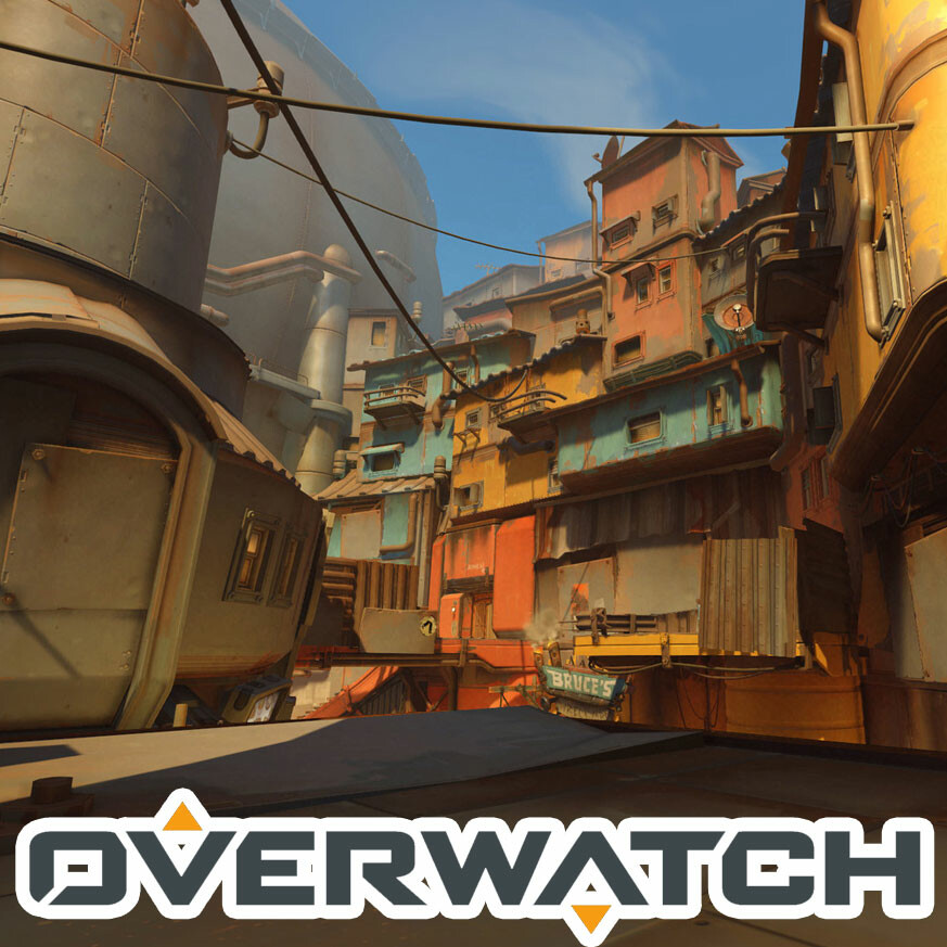 ArtStation - Overwatch - JunkerTown