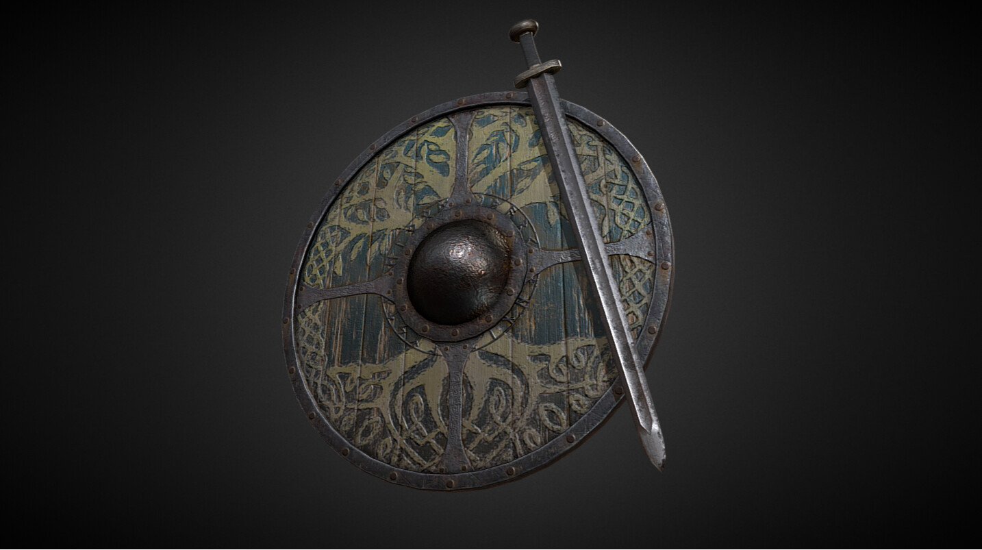 ArtStation - Viking Set-Herløv & Yggdrasill