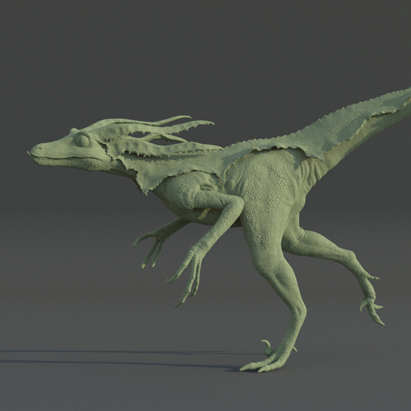 ArtStation - Crested Raptor