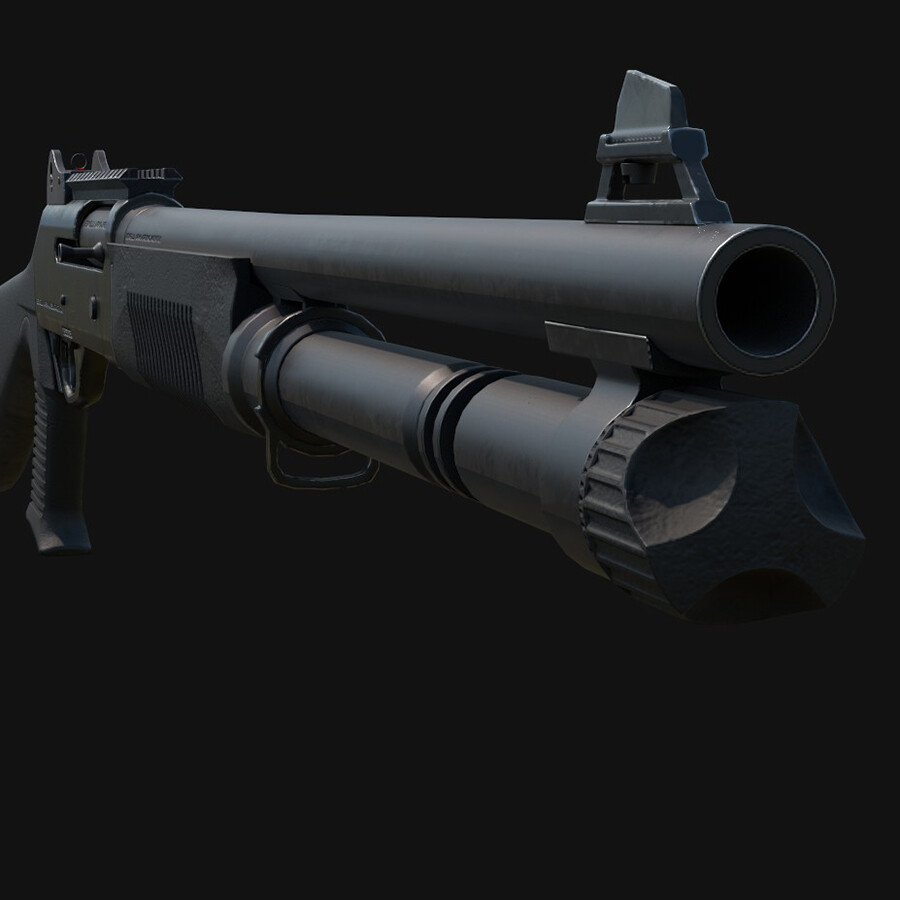 ArtStation - Shotgun M1014