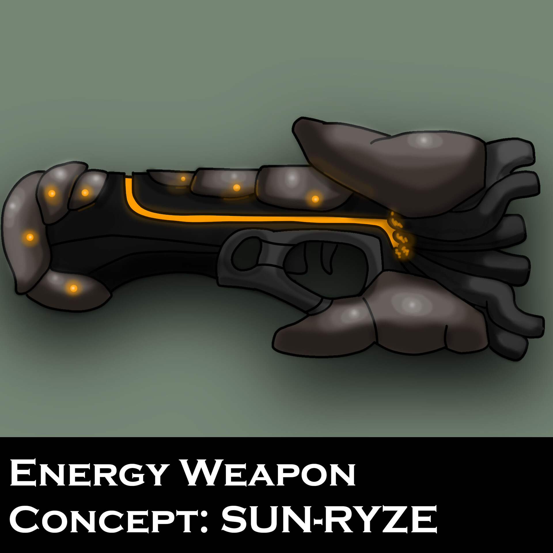 ArtStation - Weapon Concept: SUN-RYZE