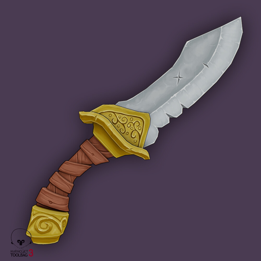 ArtStation - Hand-Painted Dagger